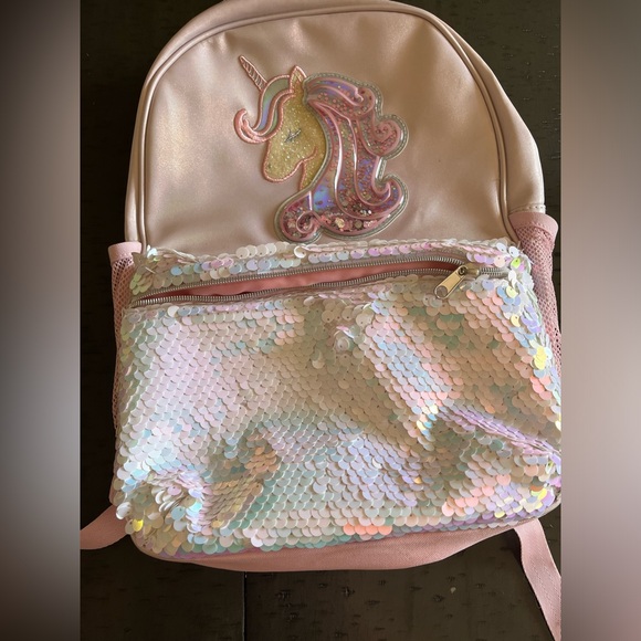 The Children's Place | Accessories | The Childrens Place Sequined Unicorn Pink Backpack ...